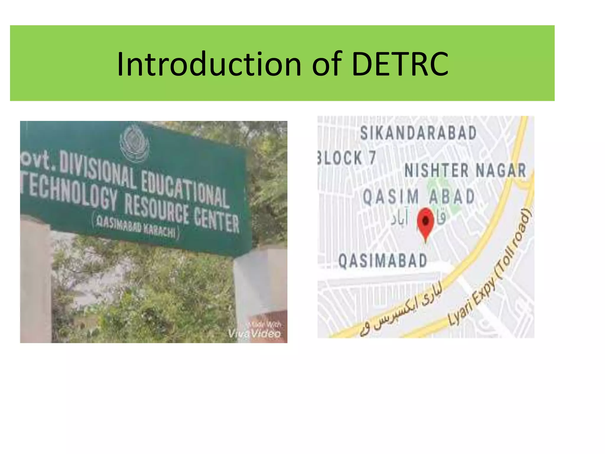 Detrc karachi introduction | PPT