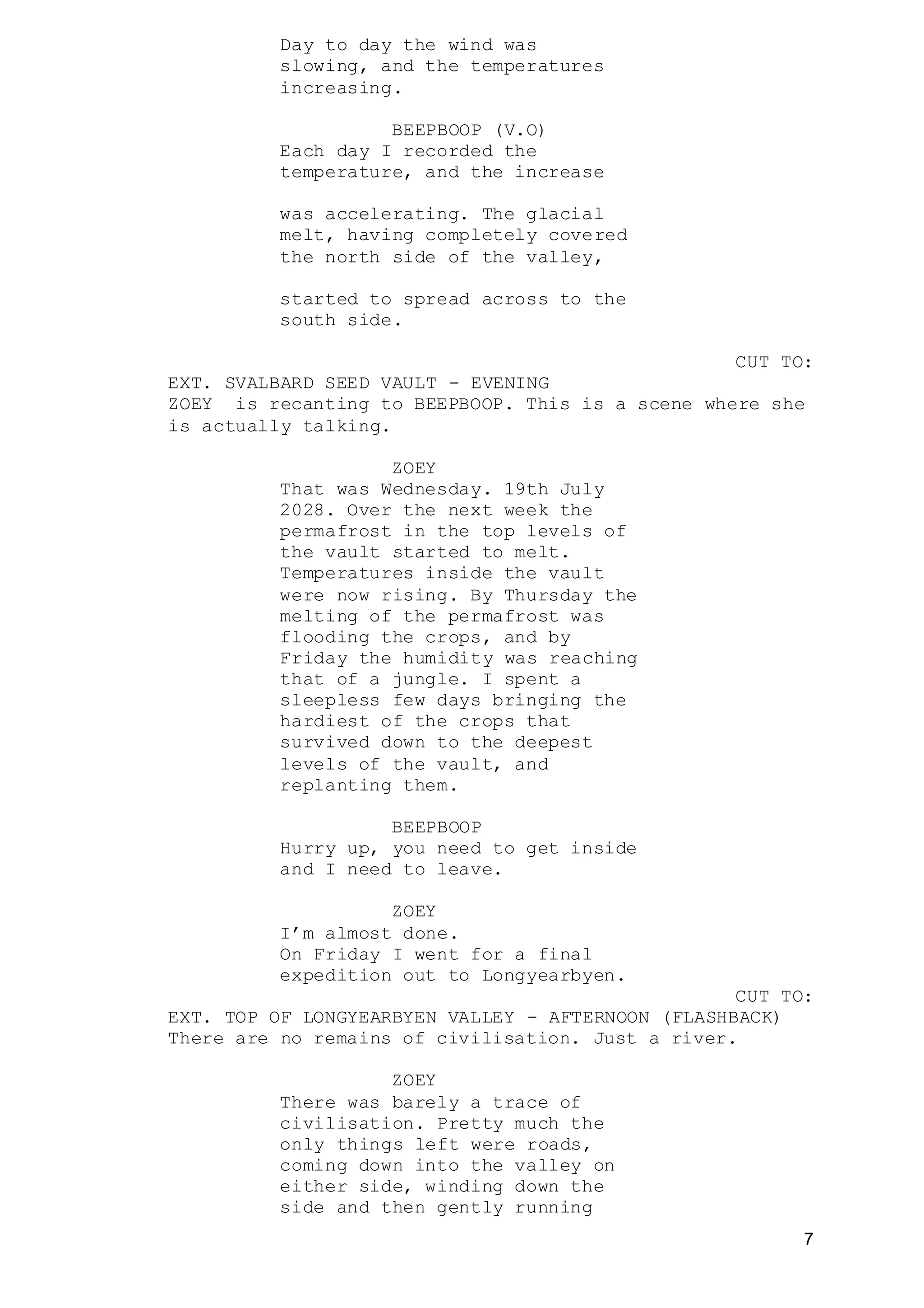 Detritus script third draft | DOCX