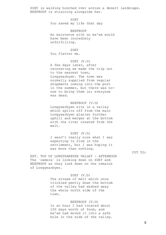 Detritus script third draft | DOCX