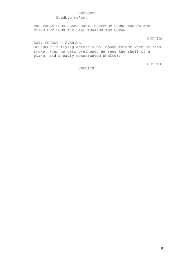 Detritus script third draft | DOCX