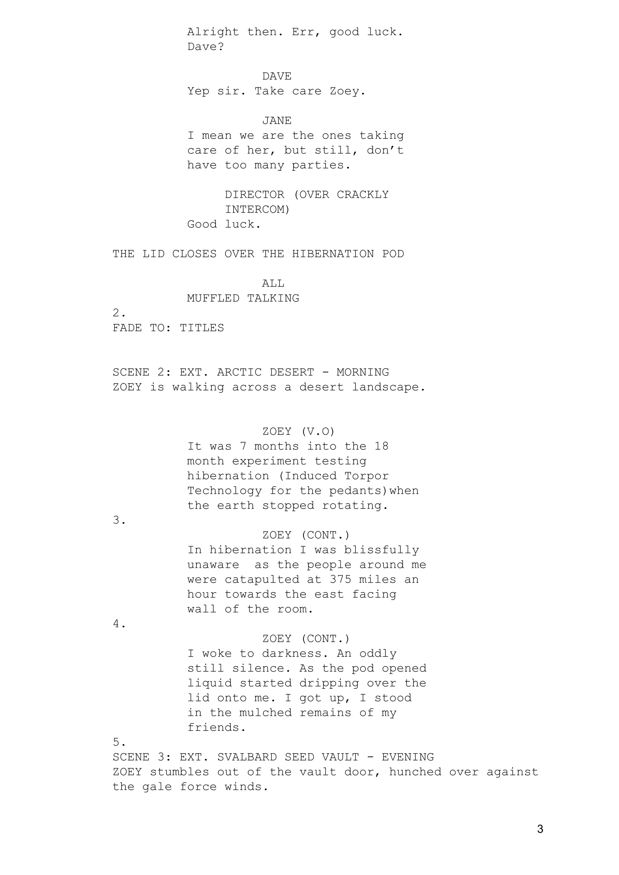 Detritus script fourth draft (shooting script) (Corrected) | PDF