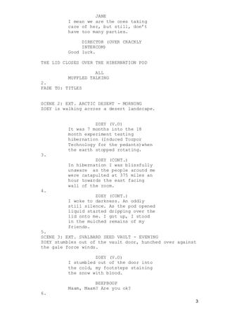 Detritus script fourth draft (shooting script) | PDF