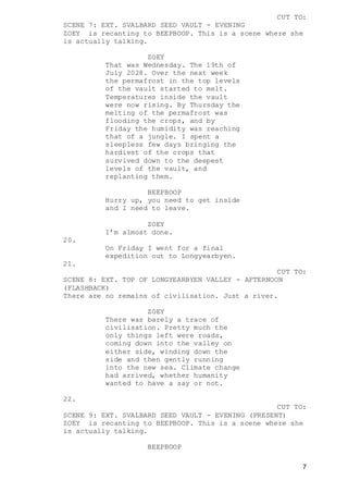 Detritus script fourth draft (shooting script) | PDF