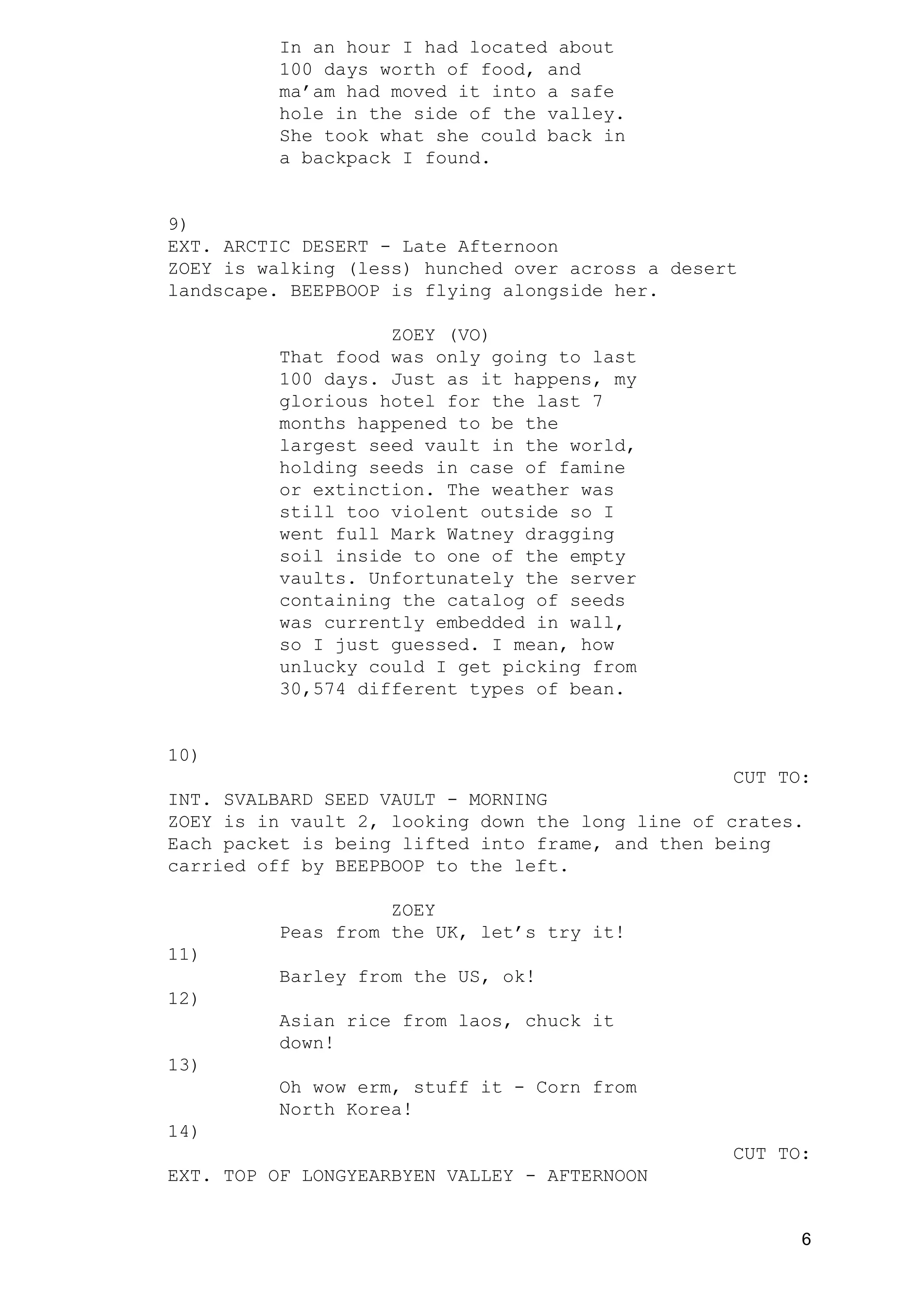 Detritus script v2 (shooting script) | PDF