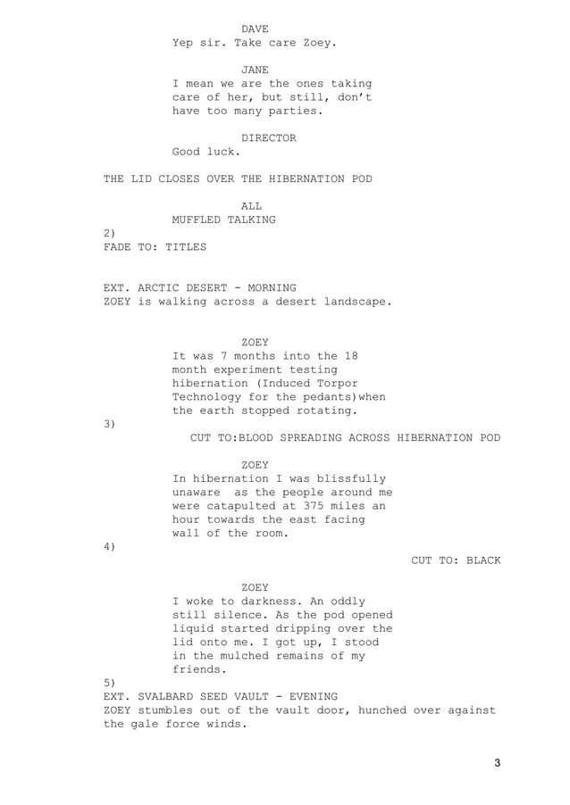 Detritus script v2 (shooting script) | PDF