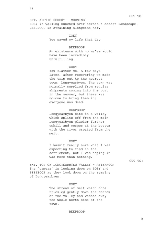 Detritus script v2 (shooting script) | PDF