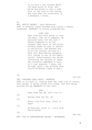 Detritus script v2 (shooting script) | PDF