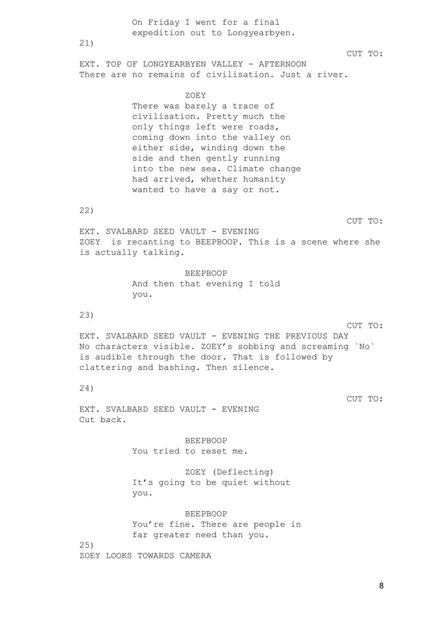 Detritus script v2 (shooting script) | PDF