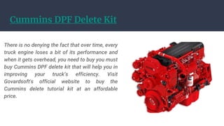 Detroit DD15 DPF Delete Tutorial | PPTX