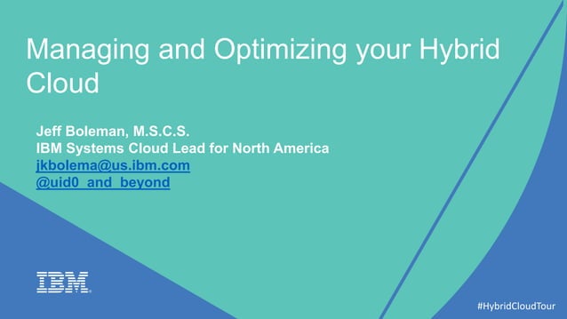Design - Managing and Optimizing your Hybrid Cloud | PDF | Cloud ...