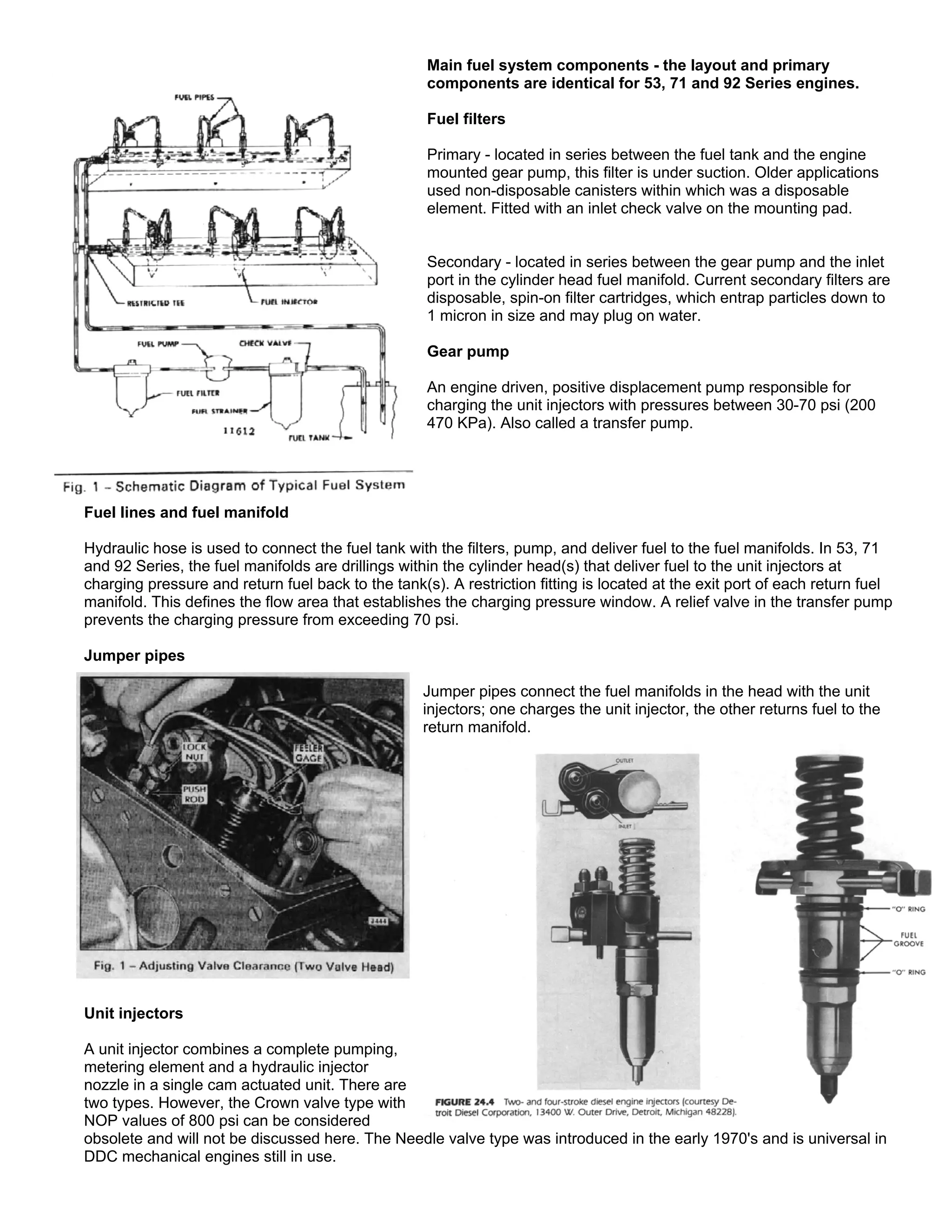 Detroit diesel mechanical injection system | PDF
