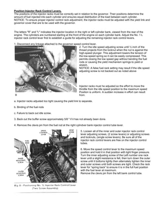 Detroit diesel mechanical injection system | PDF