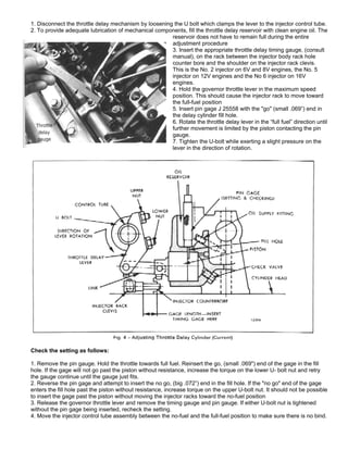 Detroit diesel mechanical injection system | PDF