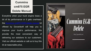 Detroit DPF Delete Manual Kit | PPTX | Commercial Trucks | Auto Body Styles