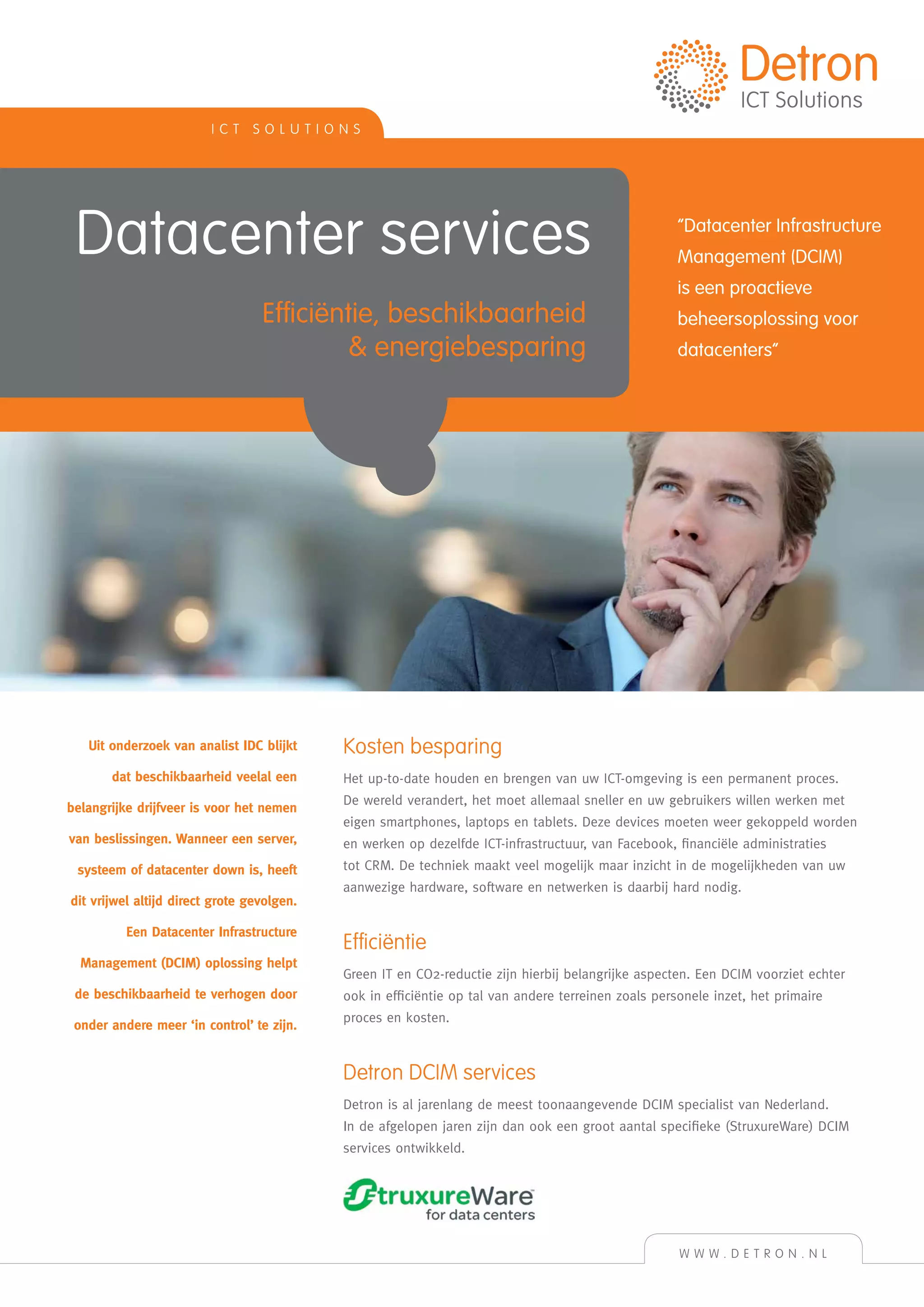 Detron datacenter services | PDF