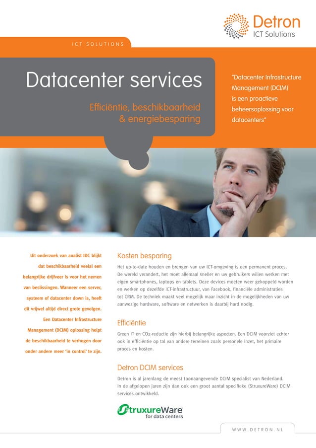 Detron datacenter services | PDF