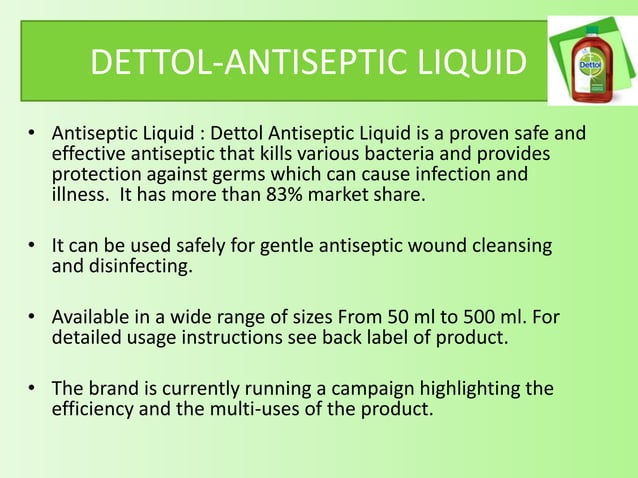 Dettol -brand management | PPTX | Skin Care | Beauty