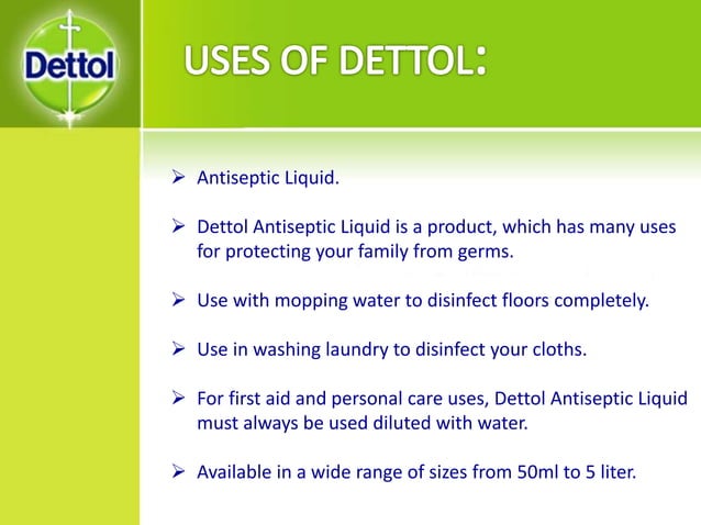 Dettol Presentation/Advertising | PPT | Skin Care | Beauty