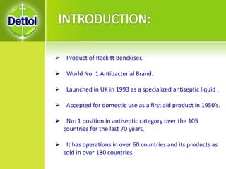 Dettol Product Range