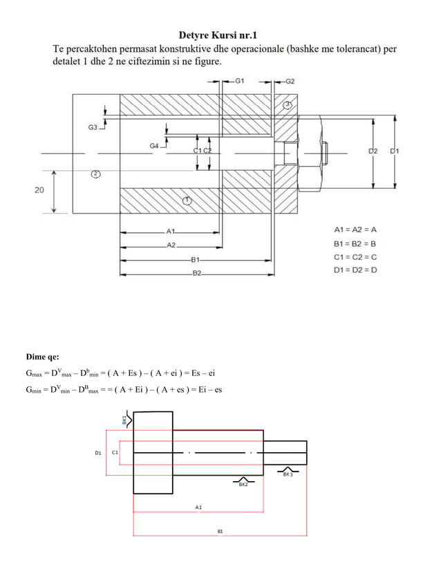 Teknologji mekanike - Permasimi konstruktive dhe operacional i bashkimit | PDF