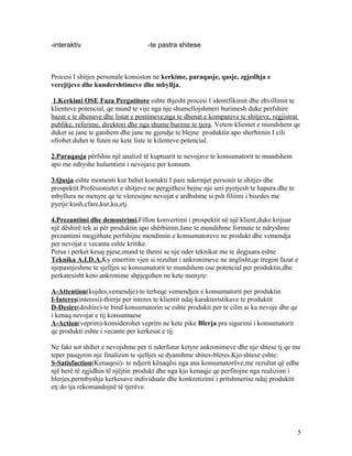 Shitja personale | DOC
