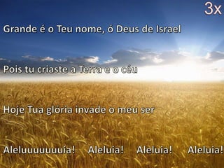 Deus de israel | PPTX