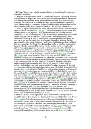 Deuteronomy 30 commentary | PDF