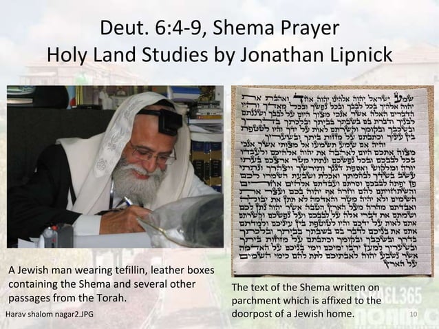 Deuteronomy 6, One God, echad vs. yachid, One Christ, phylacteries ...