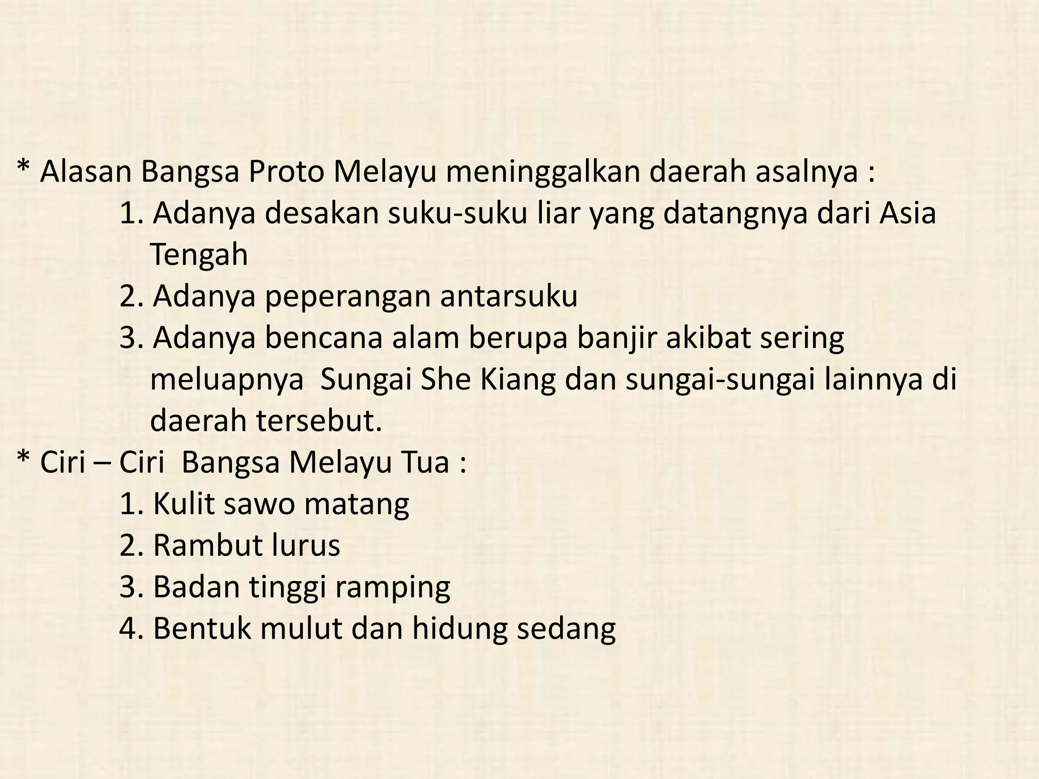 Deutro & proto melayu | PPTX