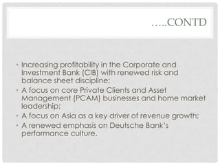 Deutsche bank | PPTX