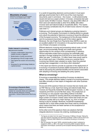 Deutsche bank final step of an efficient invoicing process 030510 | PDF