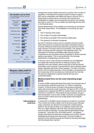 Deutsche bank final step of an efficient invoicing process 030510 | PDF