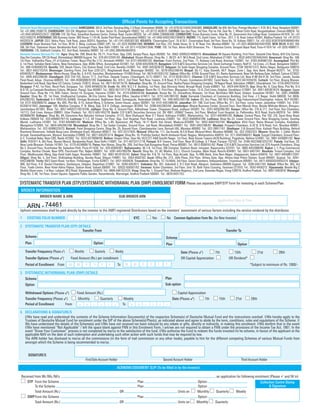 Deutsche dws mutual fund common application form with kim | PDF