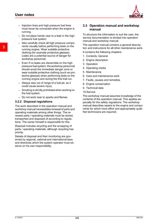 Deutz 2009 engine service repair manual | PDF