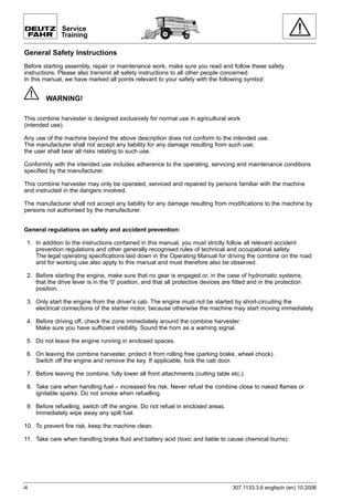 Deutz fahr 5690 hts combine service repair manual | PDF