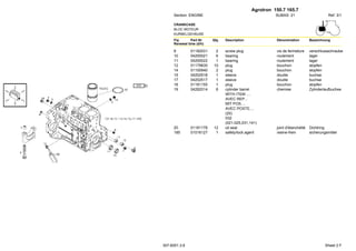 Deutz fahr agrotron 150 tractor parts catalogue manual | PDF