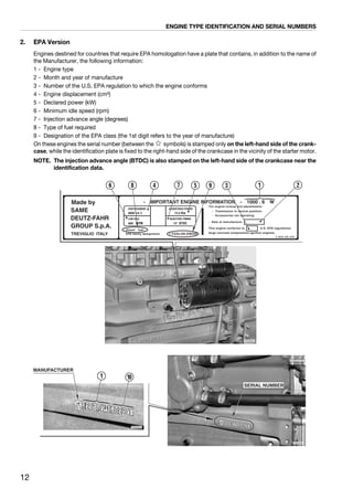Deutz Fahr Serie 1000 4 Cylinders Euro 2 Engine Service Repair Manual.pdf