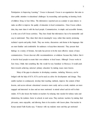 Development Communication- MDG 2 | PDF