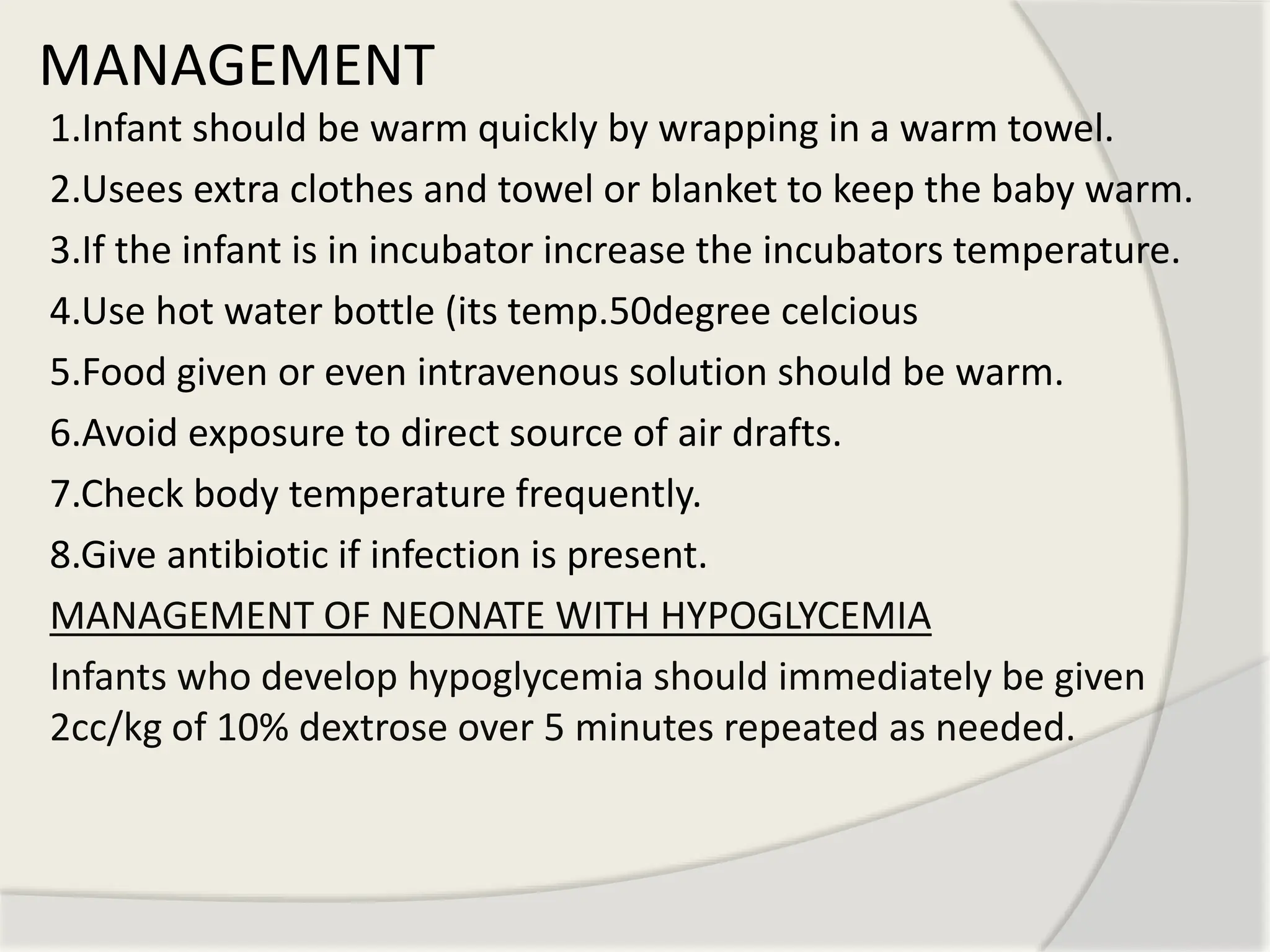 Monitoring of high risk of neonates..... | PPTX