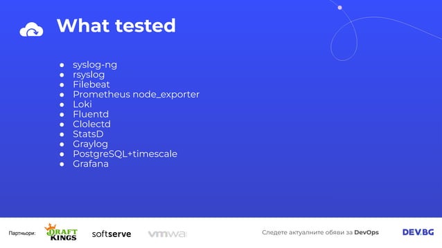 Dev.bg DevOps March 2024 Monitoring & Logging | PPT