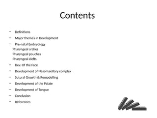 DEVELOPMENT of face n Craniofacial system AND ABNORMALITIES OF ...