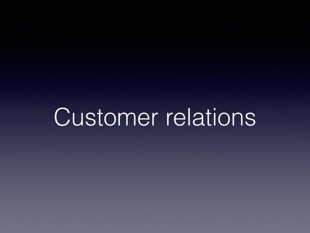 Developer oriented | PPT