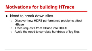 HBaseCon 2015: Solving HBase Performance Problems with Apache HTrace | PDF | Internet | Computing