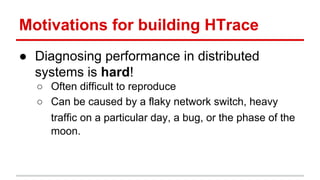 HBaseCon 2015: Solving HBase Performance Problems with Apache HTrace | PDF | Internet | Computing