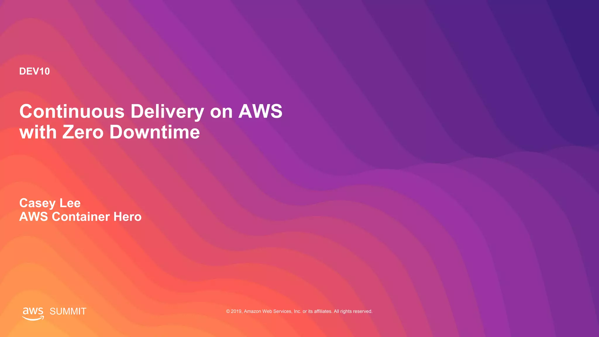 Continuous Delivery on AWS with Zero Downtime | PPT