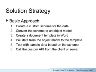 SPEVO13 - Dev213 - Document Assembly Deep Dive Part 2 | PPT