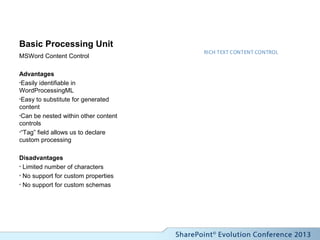 SPEVO13 - Dev213 - Document Assembly Deep Dive Part 2 | PPT