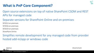 Getting Started with SharePoint Patterns and Practices Provisioning Engine-SPFestDC2019 | PDF