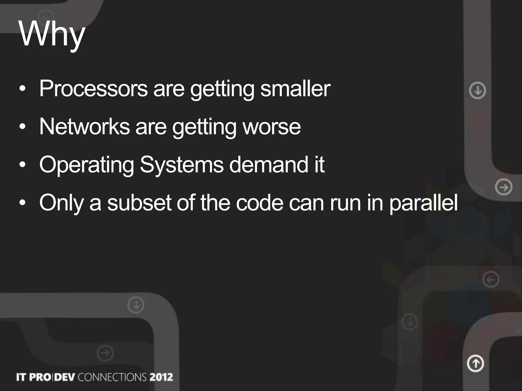 Parallel And Asynchronous Programming Itprodevconnections 2012 English Ppt