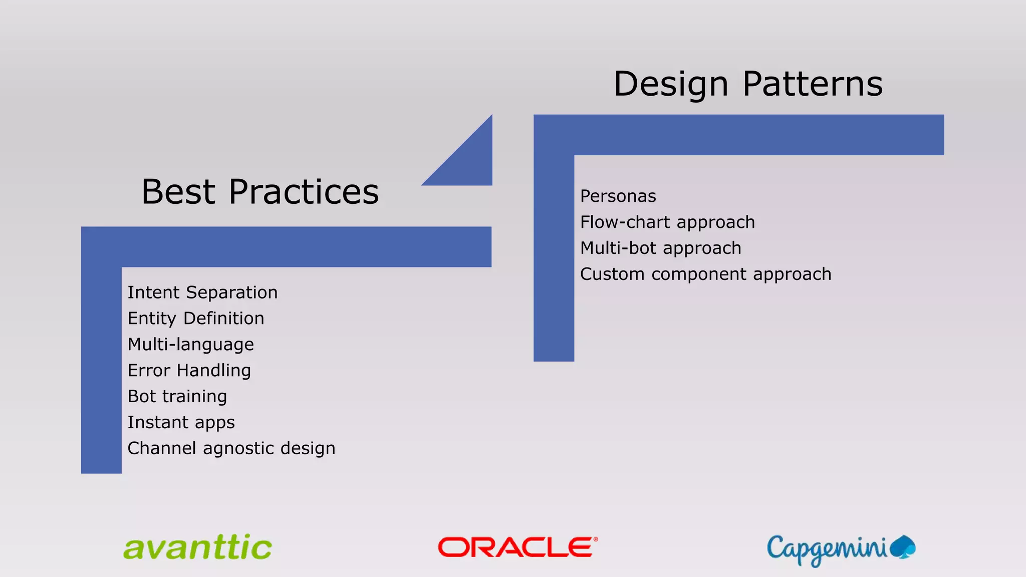 [DEV5106] chatbots best practices and design patterns | PPTX